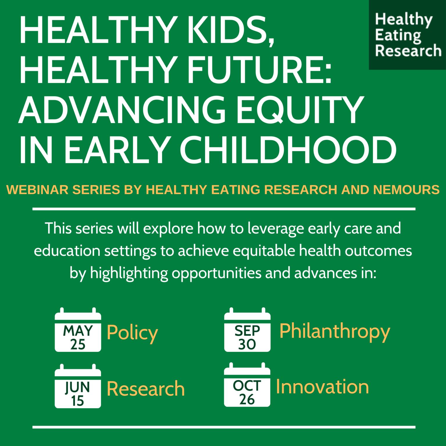 Webinars | Healthy Eating Research